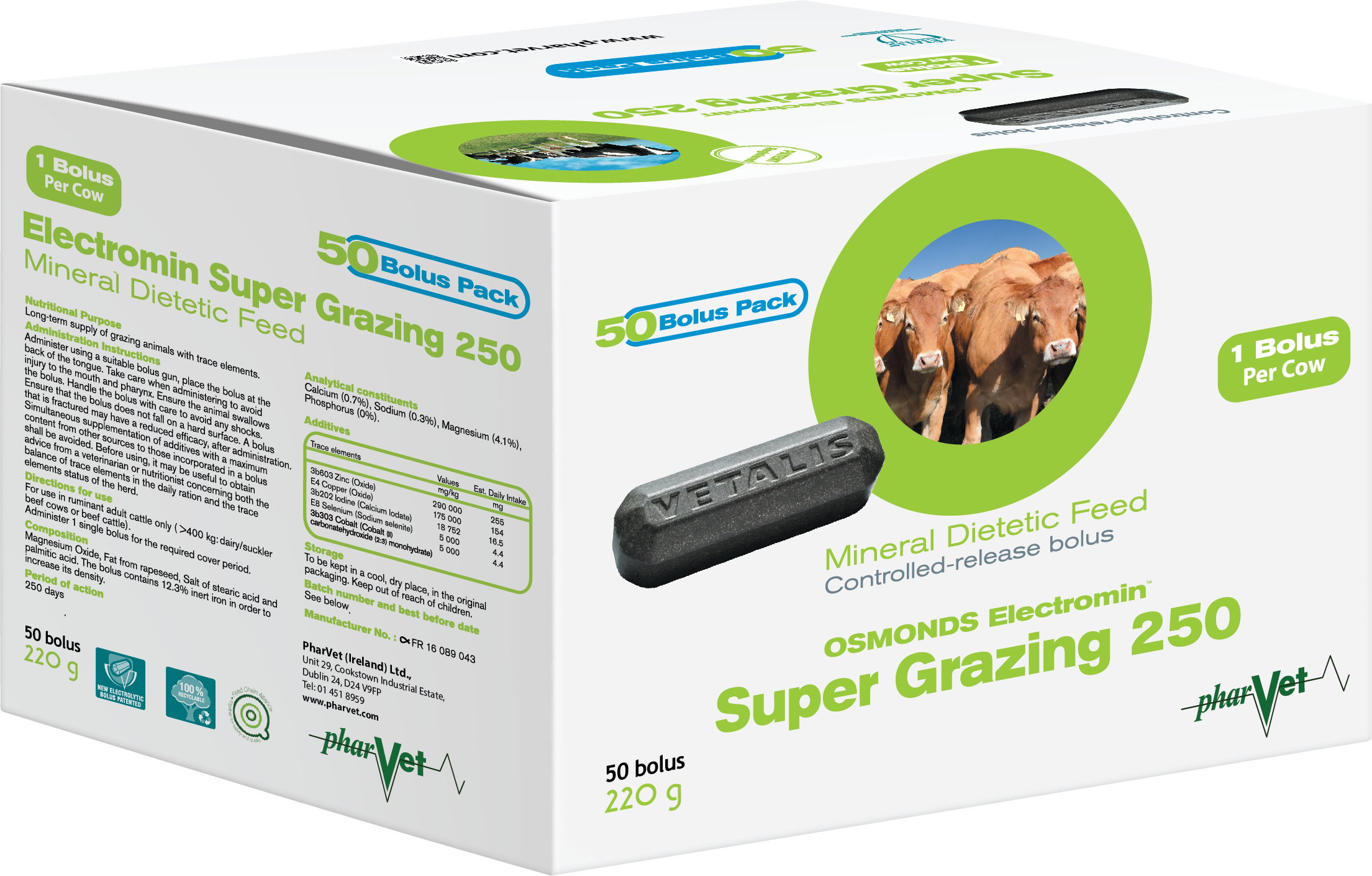 Super grazing bolus 250 – Cattleproducts